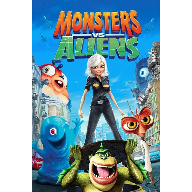 Monsters vs Aliens (HD Movies Anywhere) - Monsters vs Aliens Movie - Gameflip