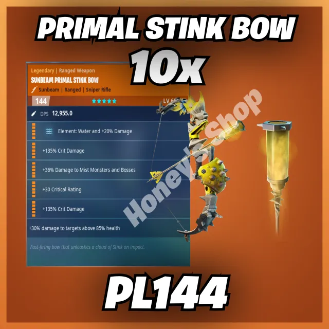 10x Primal Stink Bow - Fortnite Game Items - Gameflip