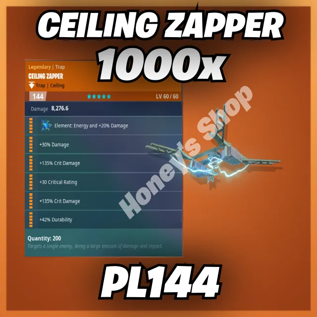 1k Ceiling Zapper - Fortnite Game Items - Gameflip
