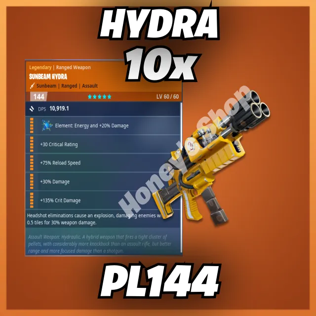 Hydra| 10x - Fortnite Game Items - Gameflip