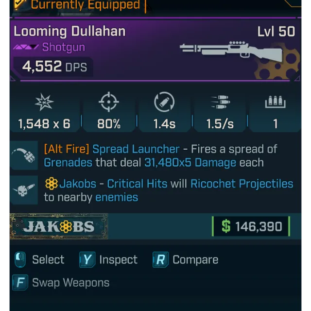 Borderlands 4 WEAPON OP SHOTGUN Kettled looming dullahan [34853 x 5 ...