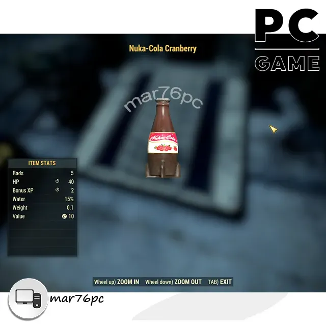 Aid | Nuka-Cola Cramberry 100X - Fallout 76 Game Items - Gameflip