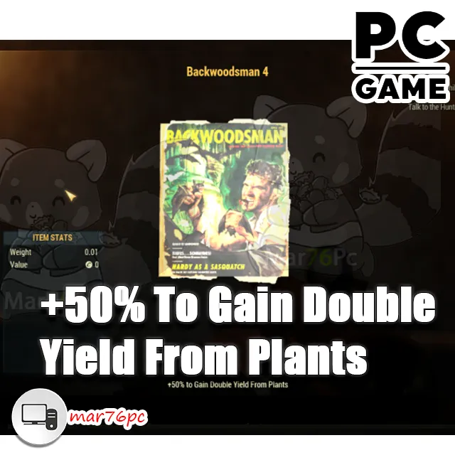 Aid | x150 Backwoodsman 4 - Fallout 76 Game Items - Gameflip