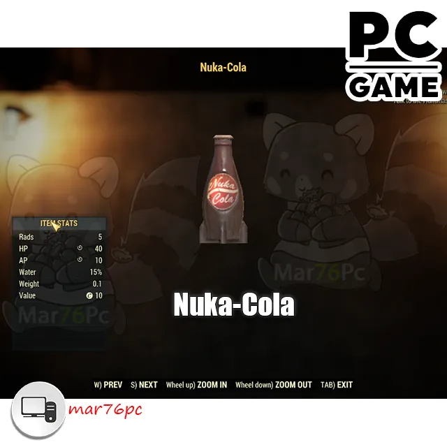 Aid | x100 Nuka-Cola - Fallout 76 Game Items - Gameflip