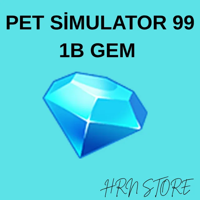 1B GEM PET SİMULATOR 99 - Pet Simulator 99 Game Item - Gameflip
