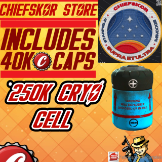 250k Cryo cell + 40k Caps - Game Items - Gameflip