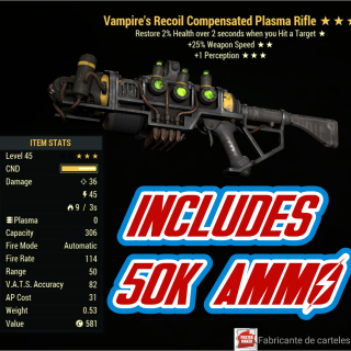 Vampire 25/1A Rifle Plasma + 50k Amm - Game Items - Gameflip
