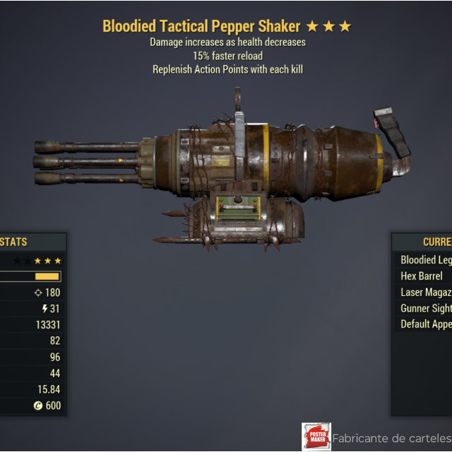 Bloodied Pepper Shaker - Game Items - Gameflip