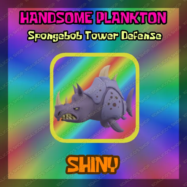 Shiny Sea Rhino | SBTD - SpongeBob Tower Defense Game Item - Gameflip