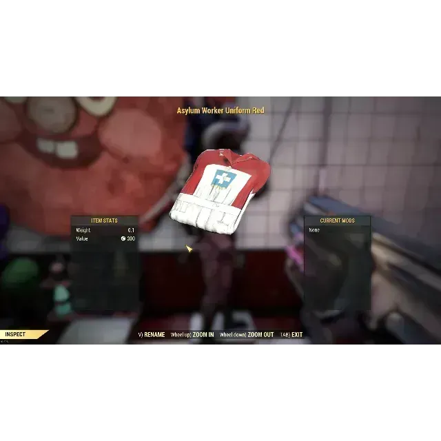 RED ASYLUM DRESS + HAT - Fallout 76 Game Items - Gameflip