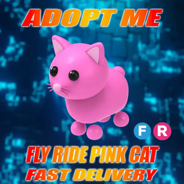 FR PINK CAT - Adopt Me Game Item - Gameflip