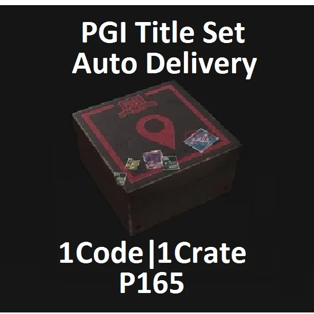 PGI Title Set‎‎ | Title Crate - PUBG Game Item - Gameflip