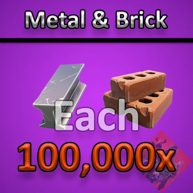 Metal and Brick - Fortnite Game Items - Gameflip
