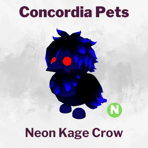 Neon Kage Crow - Adopt Me Game Item - Gameflip
