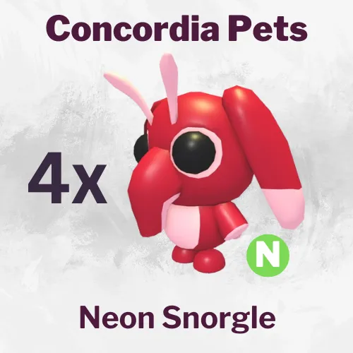 Neon Snorgle - Adopt Me Game Item - Gameflip