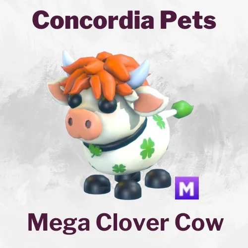 Mega Clover Cow - Adopt Me Game Item - Gameflip