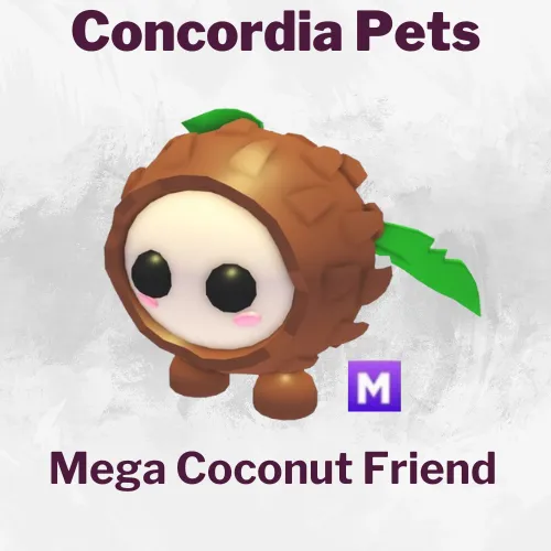 Mega Coconut Friend - Adopt Me Game Item - Gameflip