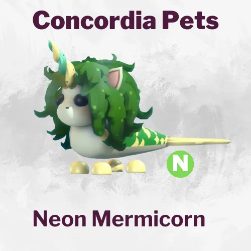 Neon Mermicorn - Adopt Me Game Item - Gameflip