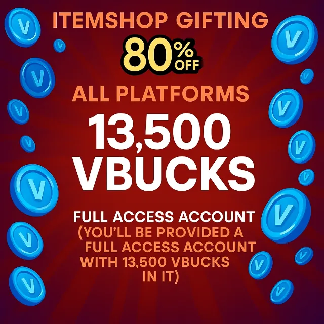 Fortnite 13500 VBUCKS Account - Epic Games Game Account - Gameflip