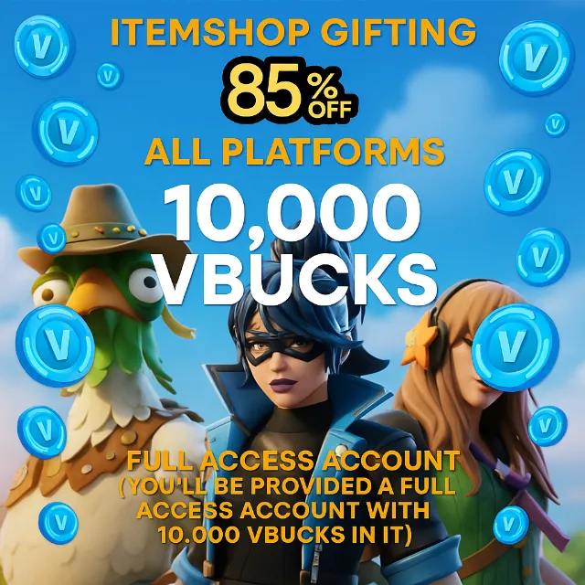 Fortnite 10000 VBUCKS Account - Epic Games Game Account - Gameflip