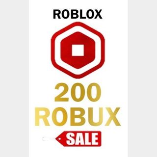 200 robux - Roblox Cartes Cadeaux - Gameflip