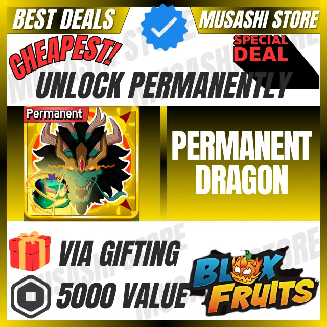 PERMANENT DRAGON | BLOX FRUITS - Blox Fruits Game Item - Gameflip