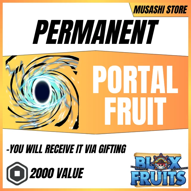 PERMANENT PORTAL FRUIT - BLOX FRUIT - Roblox Game Items - Gameflip