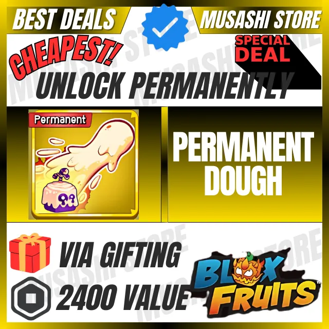 PERMANENT DOUGH | BLOX FRUITS - Blox Fruits Game Items - Gameflip