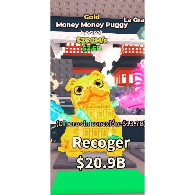 MONEY MONEY PUGGY GOLD - STEAL A BRAINROT - FAST DELIVERY - Steal a ...