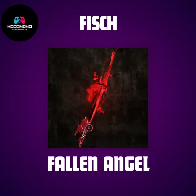 Fallen Angel Rod Skin - Fisch - Roblox Game Item - Gameflip