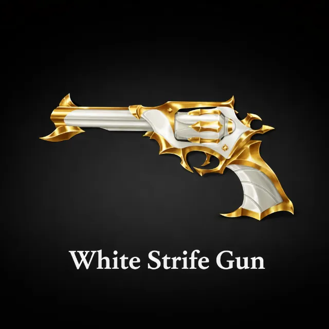 WHITE STRIFE GUN - Murderers vs Sheriffs Game Item - Gameflip