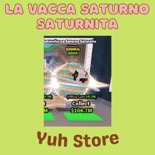 La Vacca Saturno Saturnita Steal A Brainrot - Game Item - Gameflip
