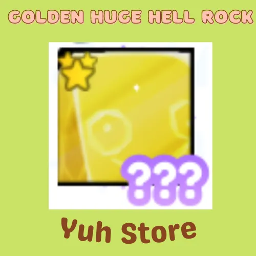 Golden Huge Hell Rock - Pet Simulator X Game Items - Gameflip