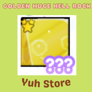 Golden Huge Hell Rock - 游戏商品 - Gameflip
