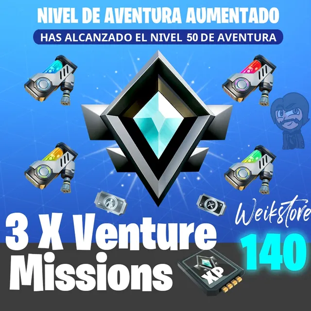 Ventures 140 mission 3x - Fortnite Game Items - Gameflip