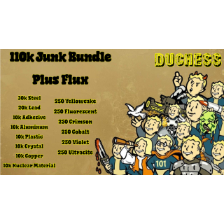 Junk | 110k Junk Bundle + Flux - Game Items - Gameflip