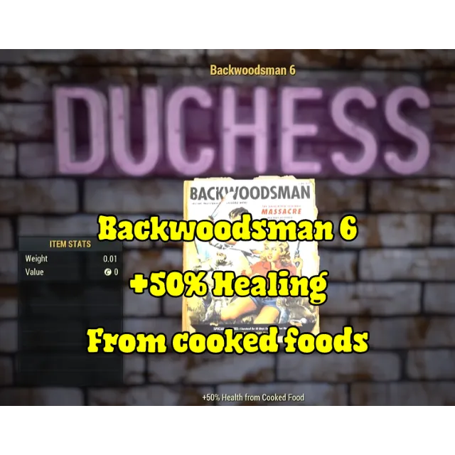 1,000 Backwoodsman 6 - Fallout 76 Game Items - Gameflip