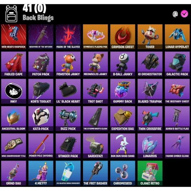 Fortnite Account - | 37 Skins | Grriz | Bytes | Meow Skulls | Geralt of ...