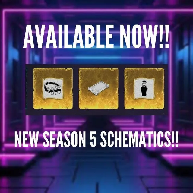 Season 5 new Schematics MW3 MWZ - Call of Duty Game Items - Gameflip