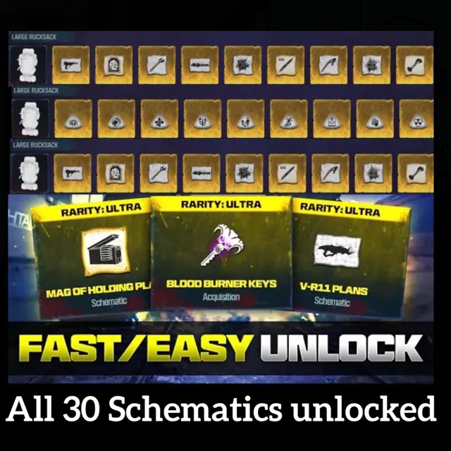 Mw3 All 30 Schematics - Game Items - Gameflip