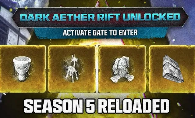 SEASON 5 DARK AETHER RIFT ITEMS - Call of Duty Game Items - Gameflip