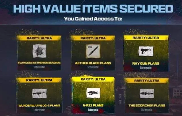 Mw3 Wonder weapon Schematics - Game Items - Gameflip