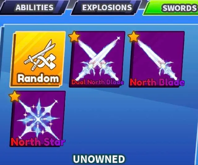 North Blade + Star Bundle - Blade Ball - Blade Ball Game Item - Gameflip