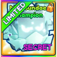 Shiny Mint Sundae Champion UT | BGSI - Bubble Gum Simulator Game Item ...