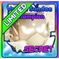 Vanilla Sundae Champion UT | BGSI - Bubble Gum Simulator Game Item ...