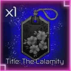 The Calamity Title | JJI - Jujutsu Infinite Game Item - Gameflip