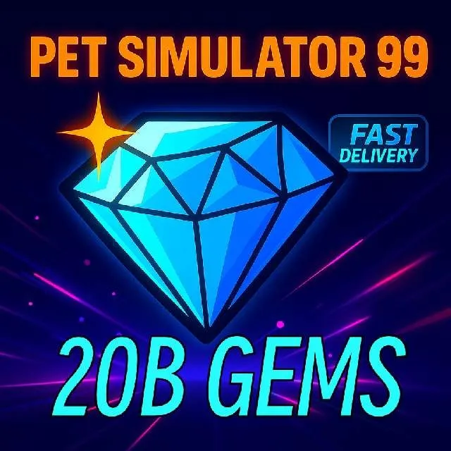 20B GEMS PS99 - Pet Simulator 99 Game Item - Gameflip