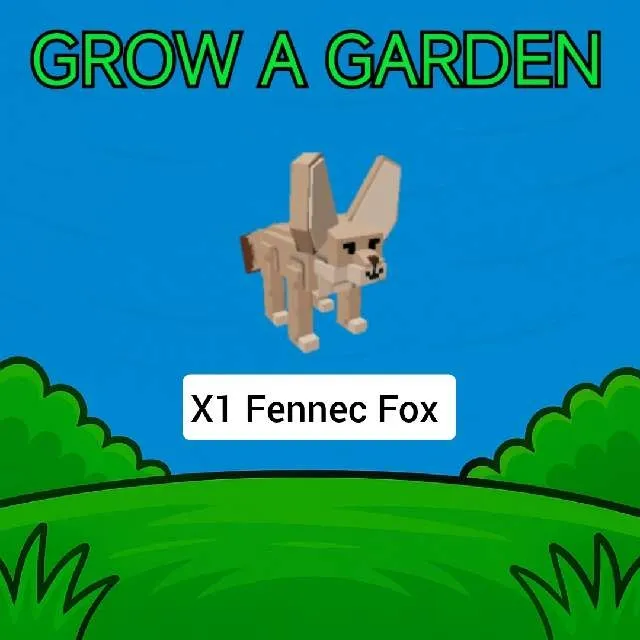 Fennec Fox Grow A Garden GAG - Grow a Garden Game Item - Gameflip