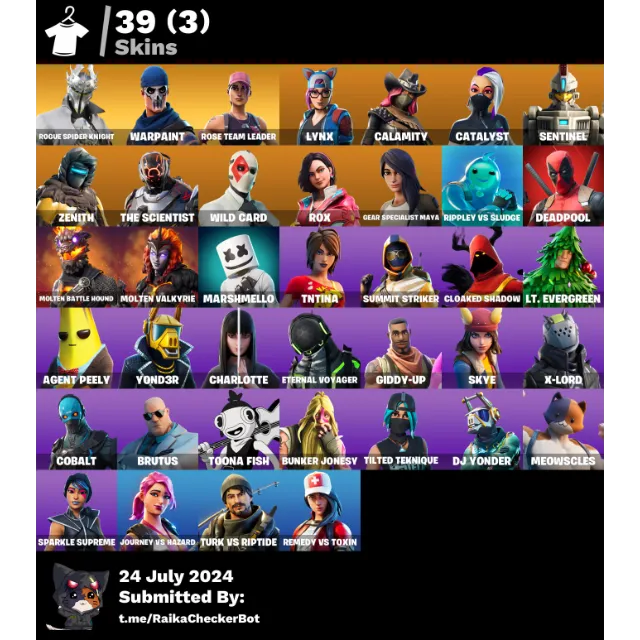 Fortnite Account | 39 Skins| OG STW | Rogue Spider Knight - Epic Games ...