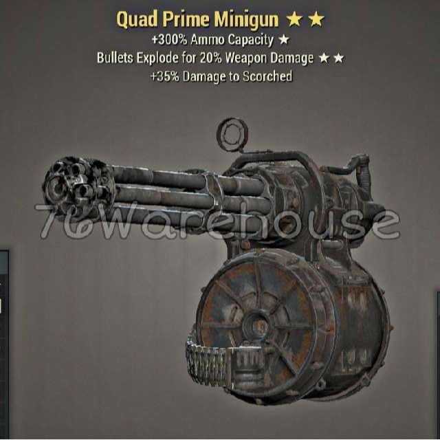 Weapon | QE Minigun - Game Items - Gameflip